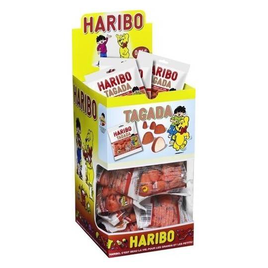 30 Mini Sachets Haribo Tagada 30G - Sachets Haribo 40g - Milleproduits