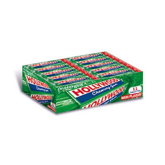 20 Etuis Hollywood Chewing Gum Chlorophylle en Tablette - Chewing Gum ...