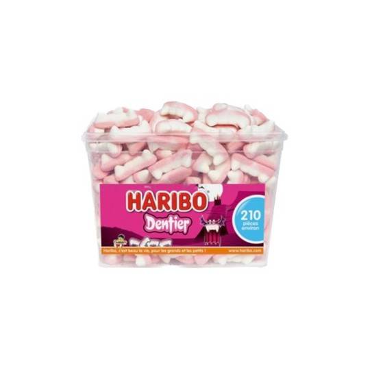 210 Bonbons Haribo Dentier - Bonbons Haribo en tubos - Milleproduits